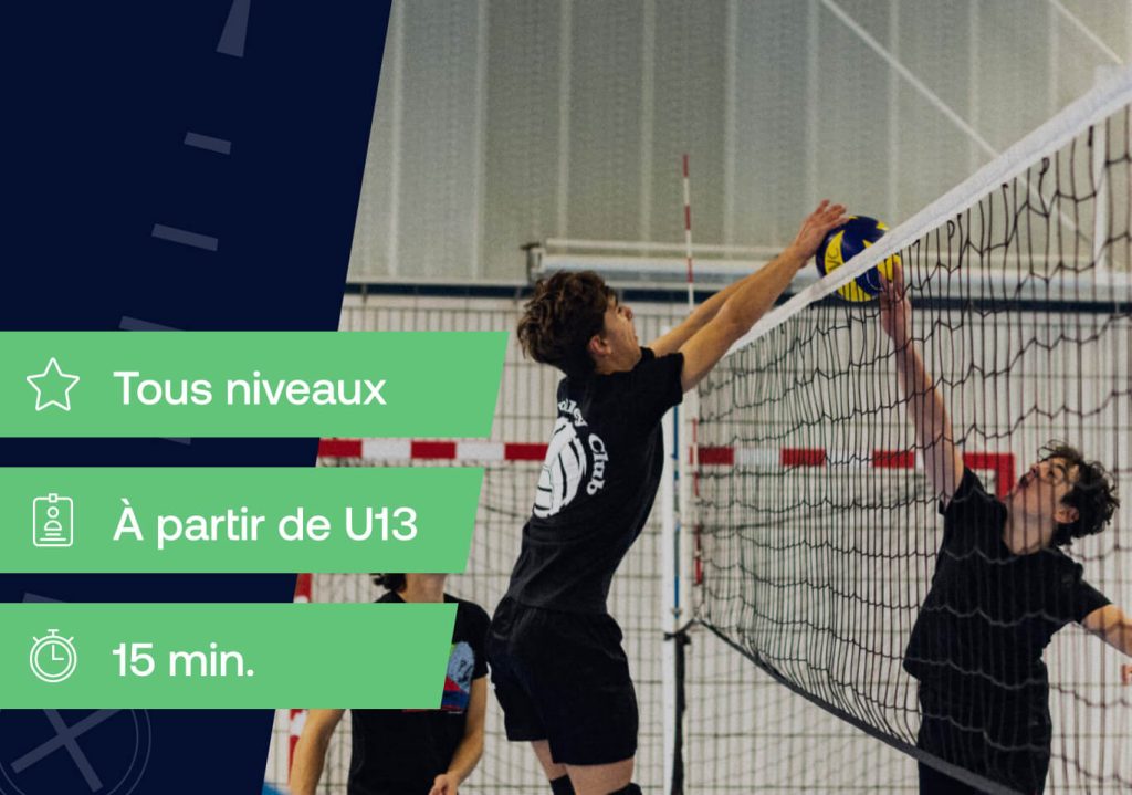 Fiche d'entraînement volley-ball : Travailler la réception - Blog SportEasy