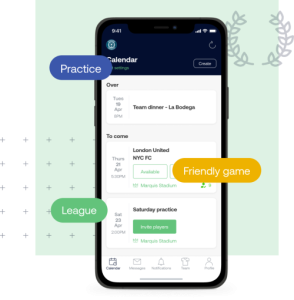An app to manage your amateur sports team seamlessly