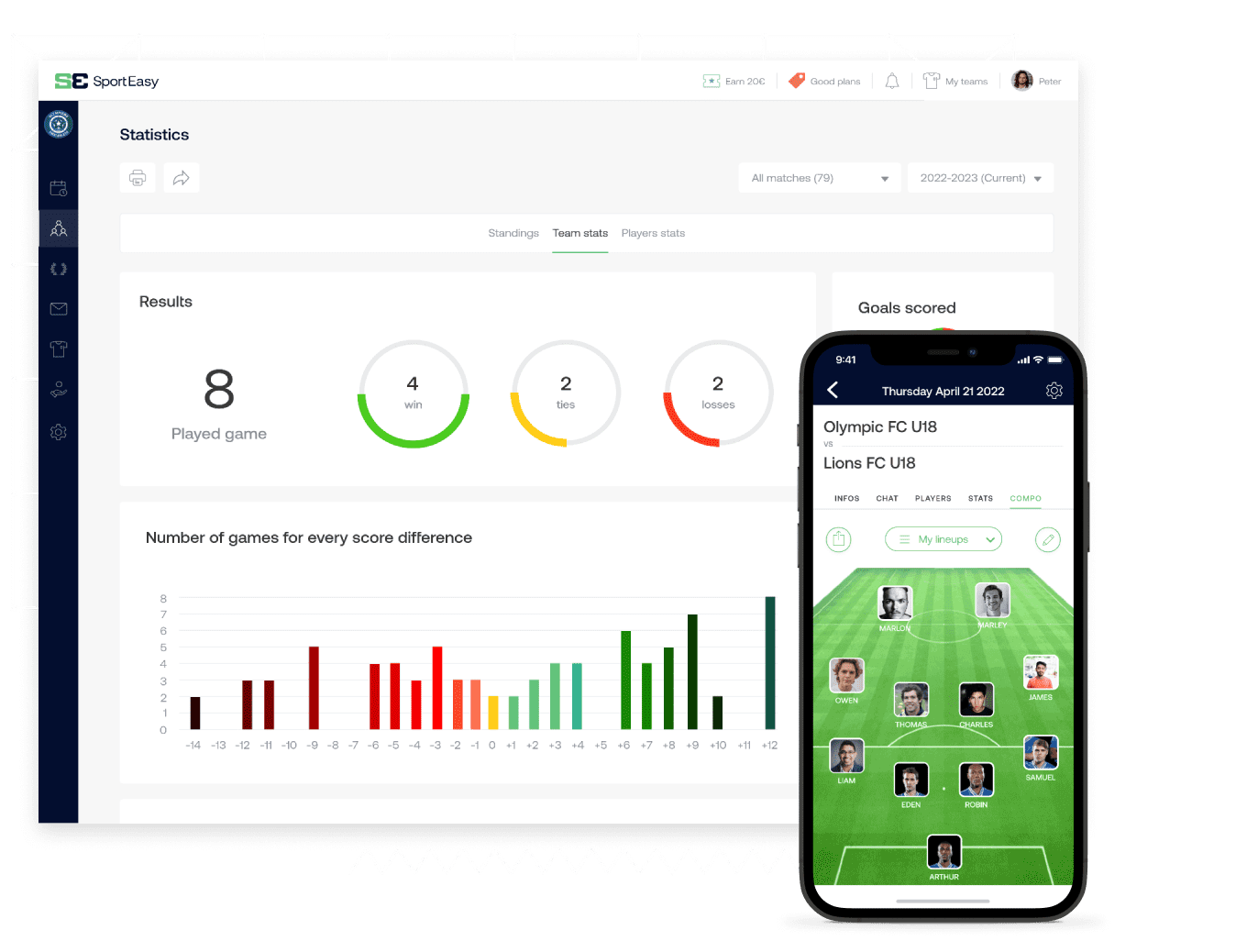 The best app to manage a soccer team