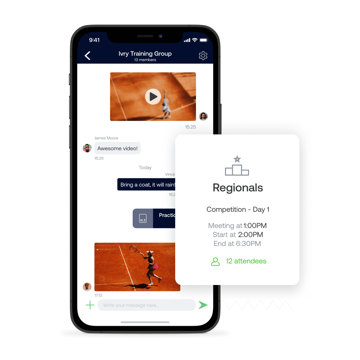 The best app to manage a tennis group